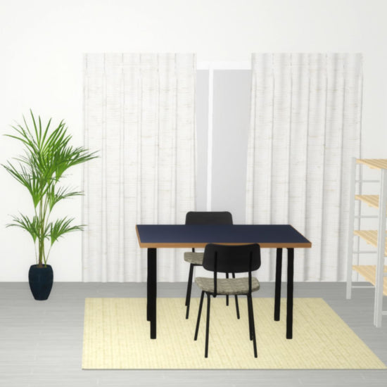 KUUM Table W1200 × D800 - メラミン/Navy / クーム テーブル – ENEN